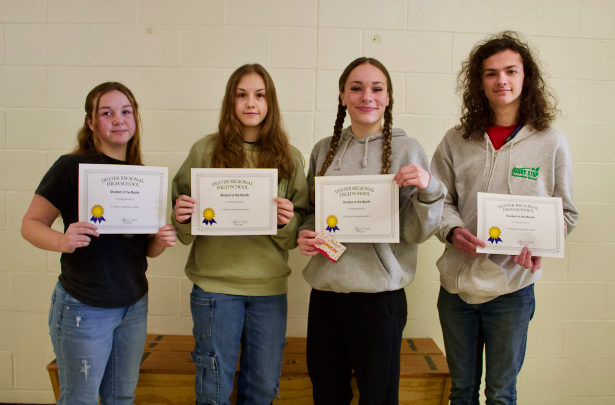 Dexter January Students of the Month - Piscataquis Observer